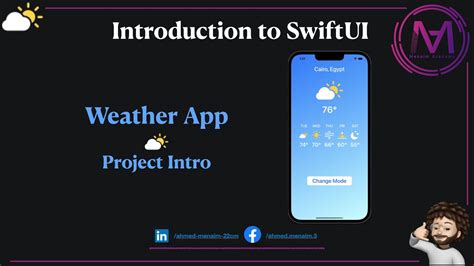 Weather App Project Introduction Swiftui Youtube