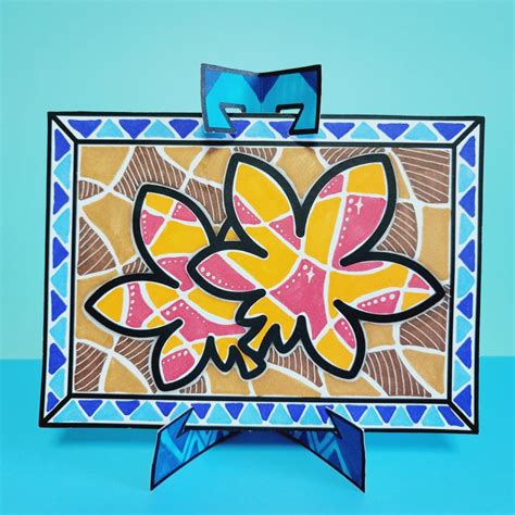 🍂가을 나뭇잎 액자🍁가을미술나뭇잎 꾸미기액자 만들기활동지무료나눔 네이버 블로그