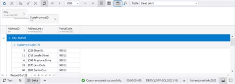 sort and group data in the grid