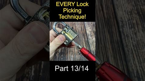 EVERY Way To Pick A Lock Part Shorts BosnianBill S LockLab