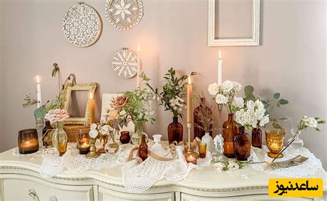 ایده های چیدمان هفت سین روی کنسول عکس و فیلم