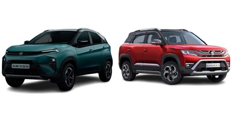 Maruti Brezza Vs Tata Nexon Mid Range Suv Showdown ₹970 980 Lakh