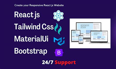 Create React Web App Using Material Ui Tailwind Bootstrap By Sauravkumar476 Fiverr