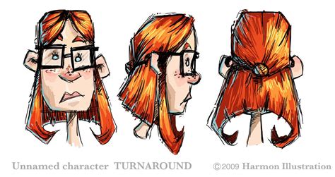 The Blog Of Mark Harmon Illustration Nerd Girl