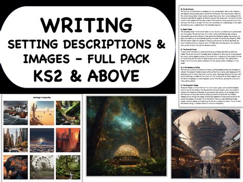 Setting Images And Descriptions In Full Ks2 And Ks3 Teaching Resources