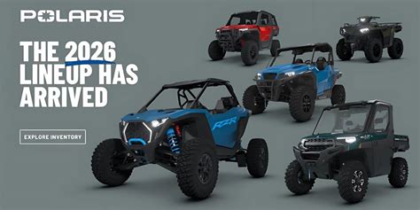 New 2026 Polaris Lineup Rzr Ranger 500 And Sportsman 40th Edge Performance Sports