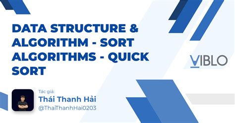Data Structure And Algorithm Sort Algorithms Quick Sort