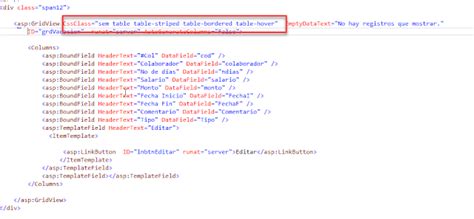 code tueni agregar datatable jquery a un gridview en asp usando