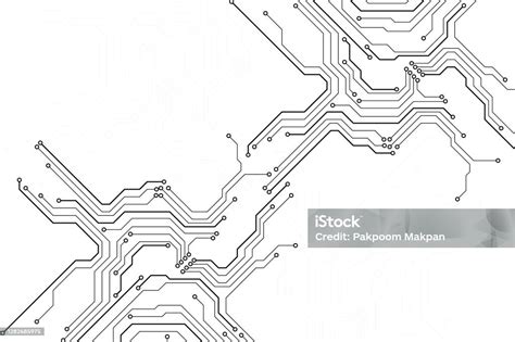 회로 기판 기술 전자 방식 패턴 추상적 배경 회로판에 대한 스톡 벡터 아트 및 기타 이미지 회로판 벡터 Cpu Istock