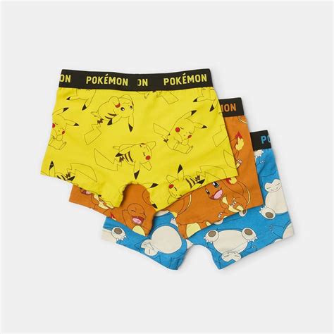 3 Pack Pokemon License Trunks Kmart