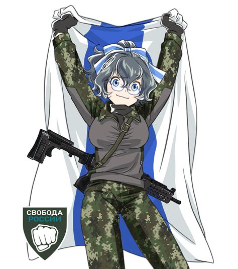 Japanon Original Weapon Request 1girl Assault Rifle Black Hair Blue Eyes Breasts