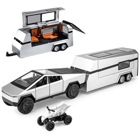 See Notes 132 Pickup Truck And Trailer Toys With Light And Pull