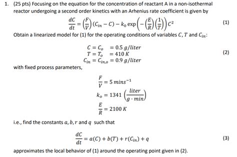 It Involves Using Linearization But Besides That I Do Chegg Com