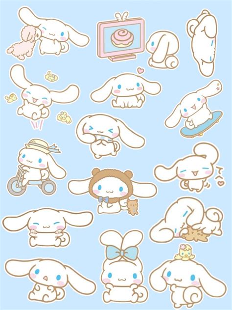 Cinnamoroll Printable Sticker Sheet 2 2024
