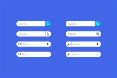 Premium Vector Search Bar For Ui Design Elements