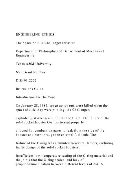 How Groupthink Becomes Fiasco Of Space Shuttle Challenger Pdf