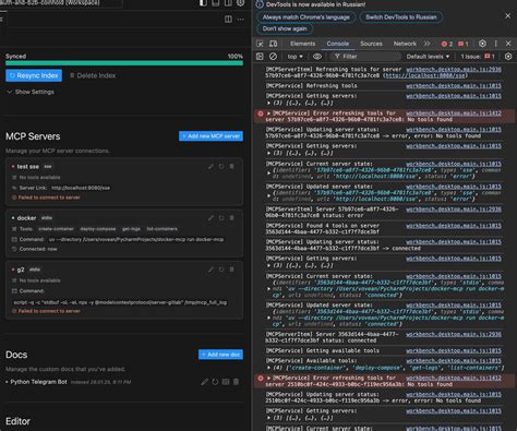 conencting to mcp server with sse not working bug reports cursor
