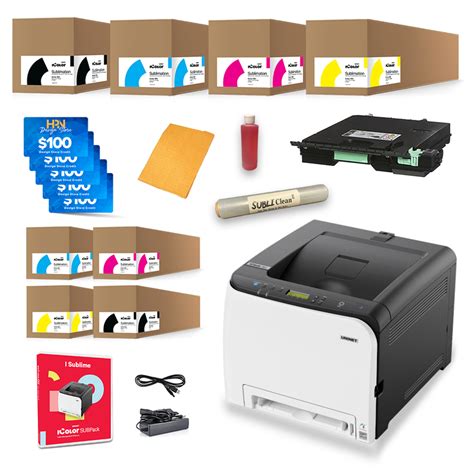 Uninet Icolor 350 Toner Based Dye Sublimation Printer Starter Bundle