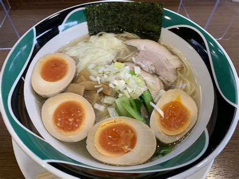 瑠璃るみちゃん on Twitter らー麺 Nエヌ 極N麺塩 おろしチャー玉ご飯 塩もうまーい たまごも最高 らー麺N