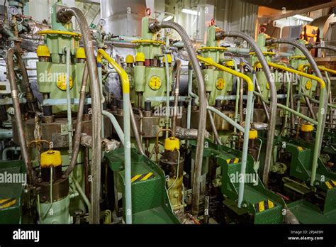 Ships Engine Room Vessels Ship Engine Room Space Industrial