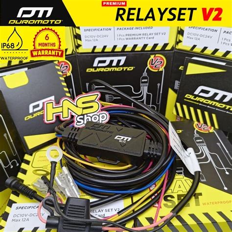 Promo Relay Set Duromoto Relay Set Motor Mobil Relay Set Lampu Premium Jakarta Utara Hns