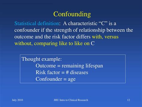 Ppt Confounding And Effect Modification Powerpoint Presentation Free Download Id 5827455