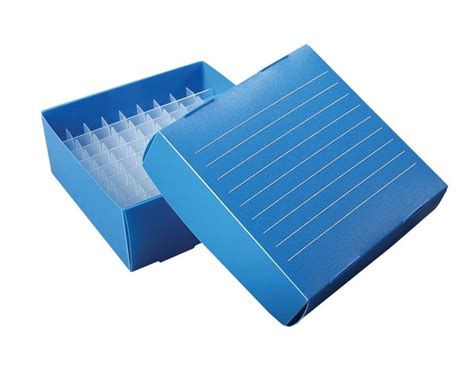 Fisherbrand Polypropylene Film Freezer Boxes Blue Buy Online Fisher