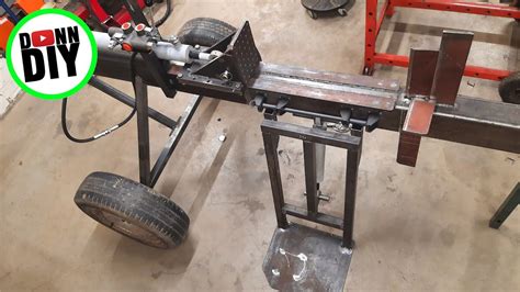 Hydraulic Log Splitter Build Part 3 Log Loader And Four Way Wedge Youtube