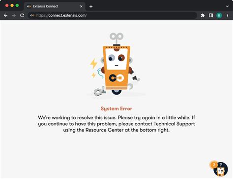 Getting System Error When Logging Into The Connect Web Platform Connect Extensis Com Extensis