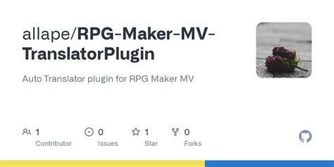 GitHub Allape RPG Maker MV TranslatorPlugin Auto Translator Plugin