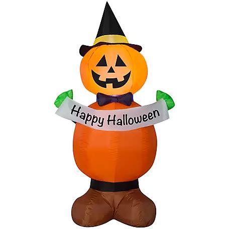 Gemmy Stylized Jack Skellington Halloween Greeter With Jack O Lantern