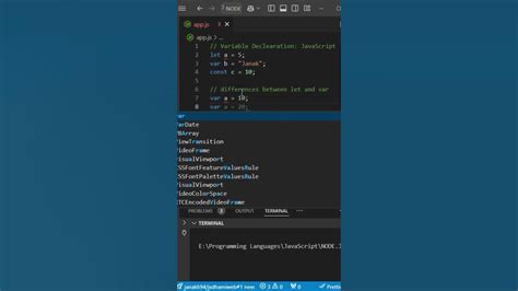 Variables Declaration Javascript Javascript Youtube