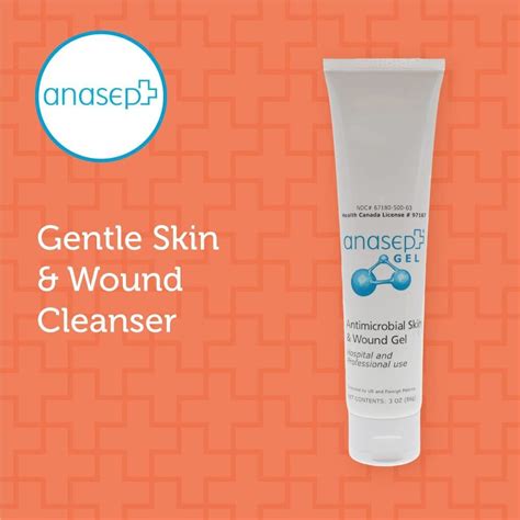 Anasept Antimicrobial Skin And Wound Gel 3 Oz Tube Professional