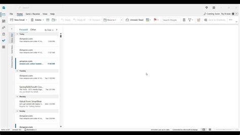 Move Outlook Navigation Bar From Side To Bottom Youtube