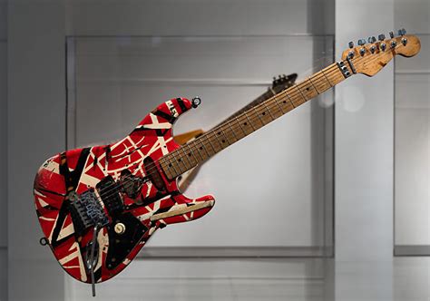 Eddie Van Halen Guitar Frankenstrat Evh Frankenstein 5150 Red Black