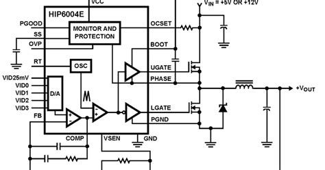 Buck And Synchronous Rectifier Pwm Controller And Output Voltage Monitor Elecenapl