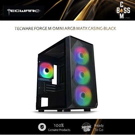 ORIGINAL TECWARE FORGE M OMNI ARGB MATX CASING BLACK TWCA FORGEM BKOM Shopee Malaysia
