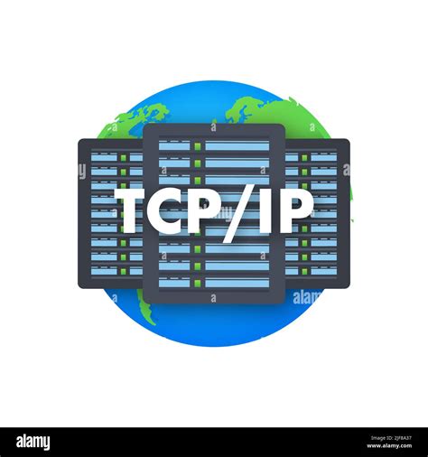 Tcp Ip Transmission Control Protocol Internet Protocol Vector Stock