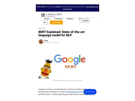 Ppt Bert Explained State Of The Art Language Model For Nlp Powerpoint Presentation Id12230134