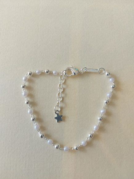 Pulseira Bolinha Perola E Bolinha Prata 35 Milésimo 18 Cm Elo7 Produtos Especiais Em 2024