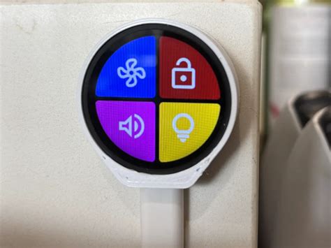 Waveshare Esp32 128 Touch Lcd Screen Wall Case By Samywamy10 Makerworld