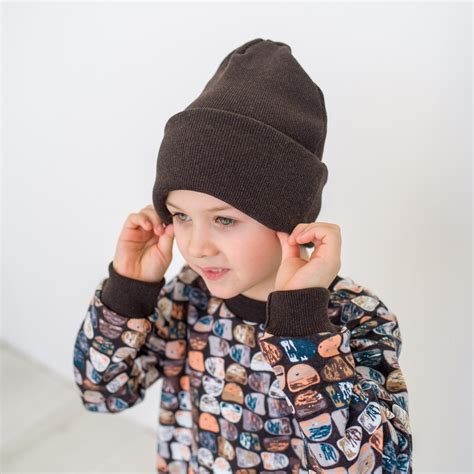Шапка для хлопчика коричнева 00002776 3 6 років інтернет магазин дитячого одягу Happy Gaga