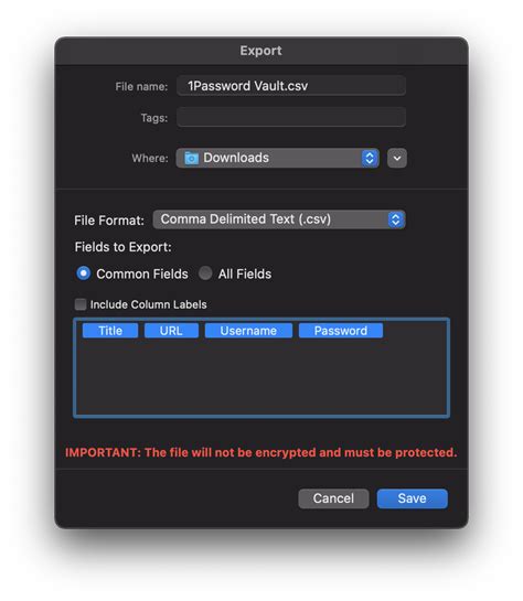 Export Passwords From 1Password To ICloud Keychain
