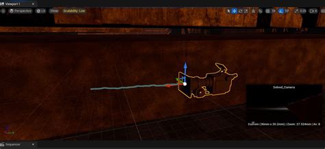 imported camera with movemeant walked for about 5 10 meters camera movemeant is very short