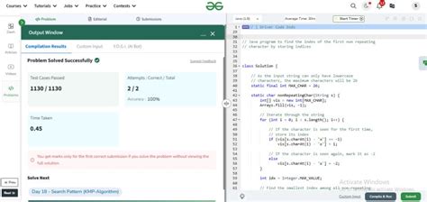 Sathishkumar N On Linkedin Gfg160 Geekstreak2024 Learning Dsa Cpp