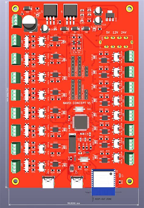 Design And Prepare Pcb For Manufacturing In Kicad By Navoi Concept Fiverr