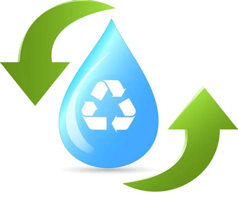 Reciclar água 스톡 벡터 로열티 프리 Reciclar água 일러스트레이션 페이지 3 D