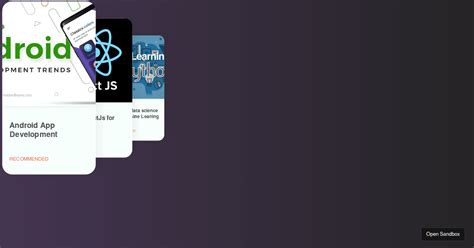 Stacked React Codesandbox