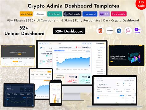 Crypto Cryptocurrency Admin Dashboard Template With Ui Framework