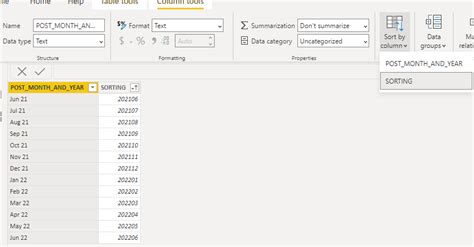 sort by column does not work microsoft fabric community